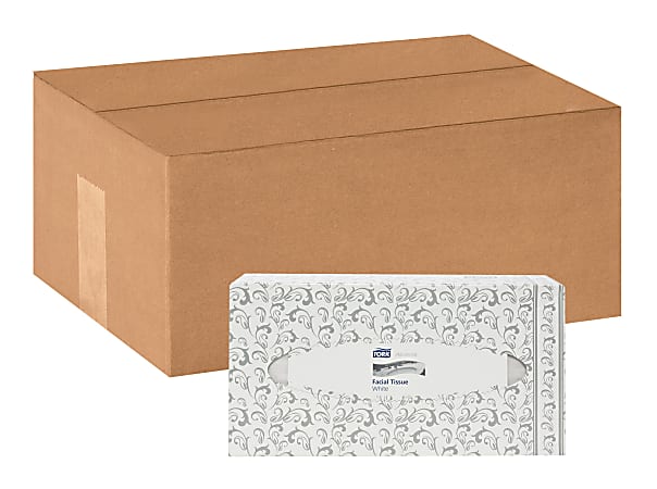 Tork Advanced Extra Soft 2 Ply Facial Tissue White 100 Sheets Per Box ...