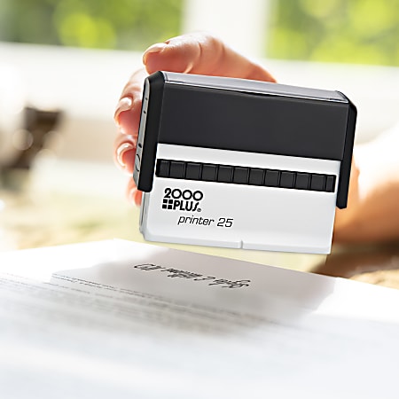 Custom 2000 PLUS Self Inking Signature Stamp P25 916 x 2 78 Impression ...