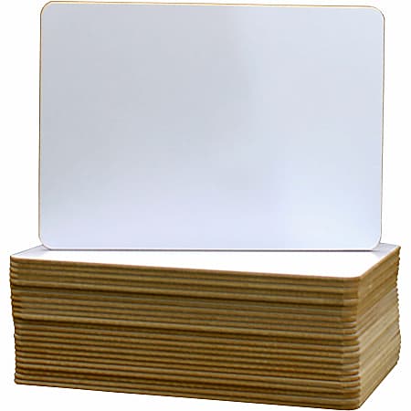 Flipside Round Corners Dry Erase Lap Whiteboards 9 12 x 12 White Finish ...