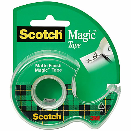 Scotch Magic Tape In Dispenser 34 x 300 Clear - Office Depot