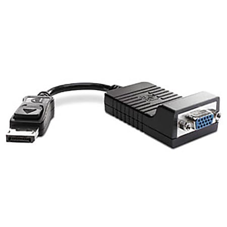 HP DisplayPort to VGA Adapter HD 15 Female VGA DisplayPort Digital ...