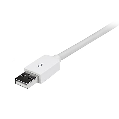 StarTech.com 3m 10 ft Long Apple 30 pin Dock Connector to USB Cable for ...