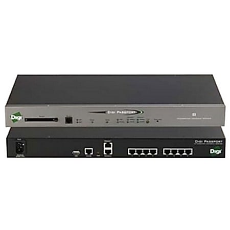 Digi Passport 8 Port Console Server with Modem - Office Depot