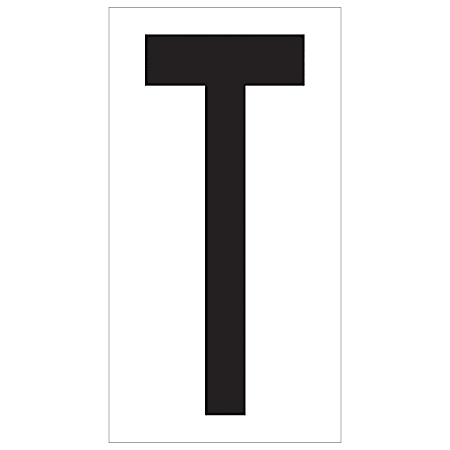 Office Depot Brand Vinyl Warehouse Labels DL9310T Letter T 3 12 ...