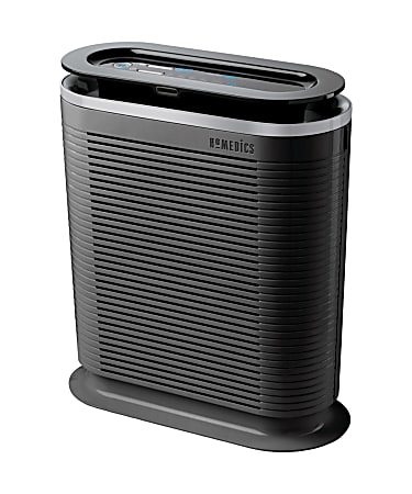 HoMedics AF-100 Hypoallergenic HEPA Air Cleaner, 181 Sq. Ft. Coverage, Gray