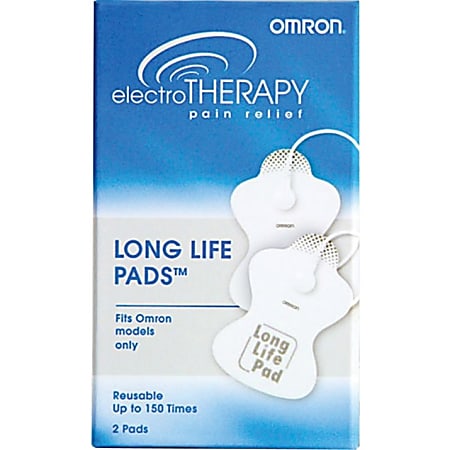Omron Long Life Pads Standard 3.2 W x 0.9 H x 5.3 L 2 White - Office Depot