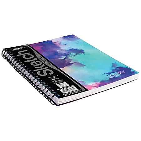 UCreate Fashion Poly Sketch Books 75 Sheets 12 x 9 Unruled Watercolor ...
