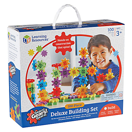 Learning Resources Gears Gears Gears Beginners Building Set Pre K Grade ...