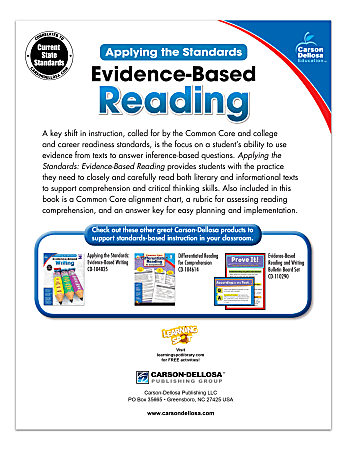 Carson Dellosa Evidence Based Reading Workbook Grade 2 - Office Depot