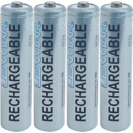 Lenmar PRO AAA 4 Pack of 1000mAh Ni MH Batteries - Office Depot