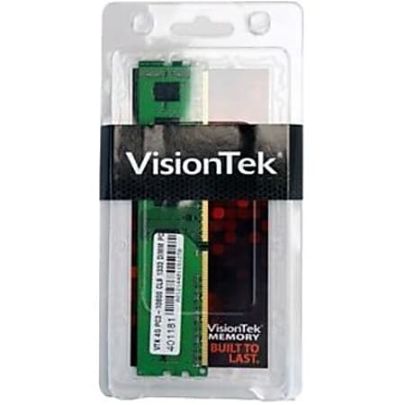 VisionTek 4GB DDR3 1333 MHz PC 10600 CL9 DIMM Desktop Memory Module 240 pin CL 9 Unbuffered Non ...