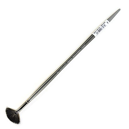 Winsor Newton Eclipse Black Sable Paint Brush Size 2 Thick Fan Bristle ...