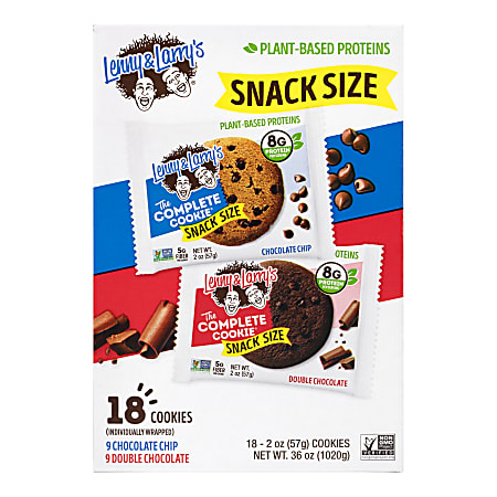 Lenny Larrys Complete Cookie Variety Pack Box Of 18 Cookies - ODP ...