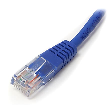 StarTech.com Cat5e Molded UTP Patch Cable 2 Blue - Office Depot