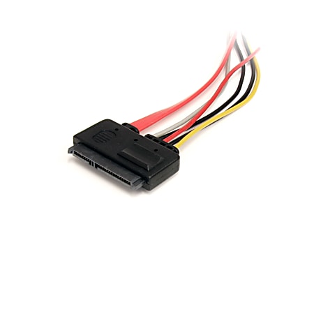 StarTech.com 12in 22 Pin SATA Power and Data Extension Cable Extend ...
