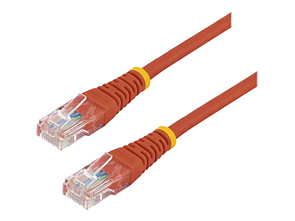 StarTech.com Cat5e Molded UTP Patch Cable 3 Red - Office Depot