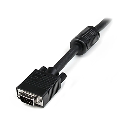 StarTech.com MM HD15 High Resolution VGA Cable 15 Black - Office Depot