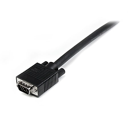 StarTech.com MM HD15 High Resolution VGA Cable 15 Black - Office Depot