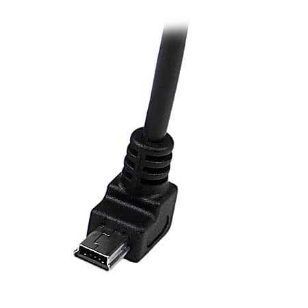 StarTech.com 2m Mini USB Cable A to Down Angle Mini B First End 1 x ...