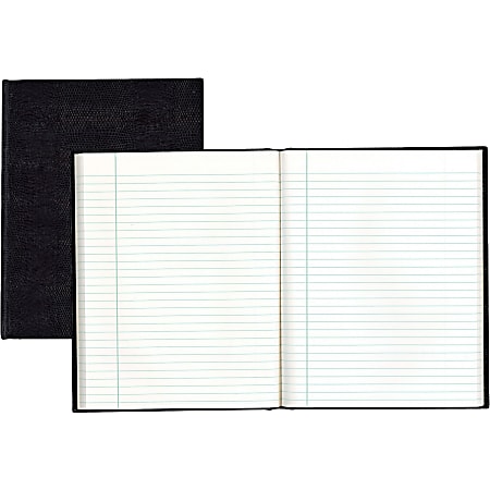 Blueline Executive Notebook 9 14 x 7 14 College Ruled 75 Sheets Black ...