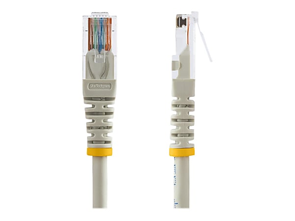 StarTech.com Cat5e Molded Patch Cable 5 Gray - Office Depot
