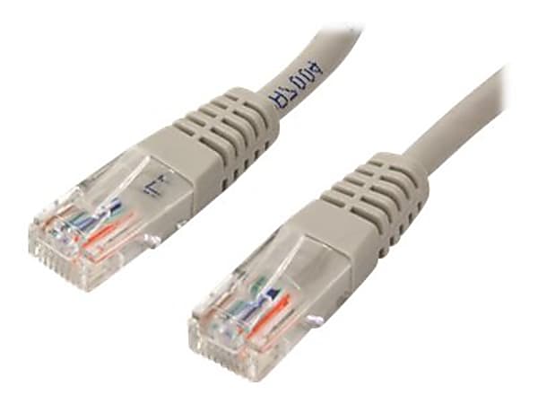 StarTech.com Cat5e Molded Patch Cable 5 Gray - Office Depot