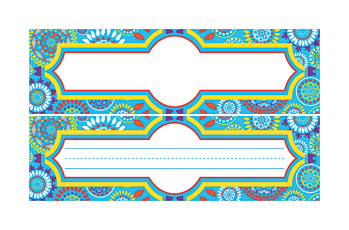 Barker Creek Double Sided Desk TagsBulletin Board Signs 3 12 x 12 ...