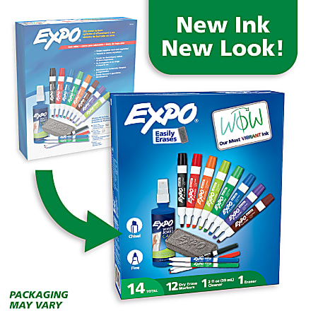 EXPO Low Odor Dry Erase Kit Assorted Colors - Office Depot