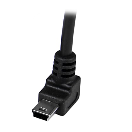 StarTech.com 1m Mini USB Cable A to Up Angle Mini B - Office Depot