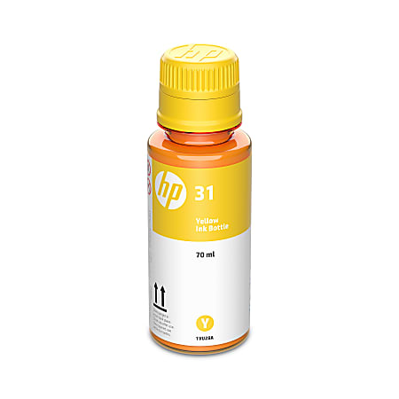 HP 31 Yellow Ink Bottle 1VU28AN - Office Depot