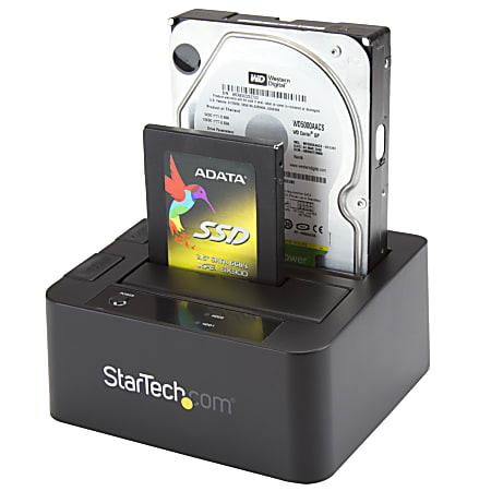 StarTech.com USB 3.0 eSATA Dual Hard Drive Docking Station with UASP ...