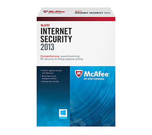 McAfee Internet Security 2013 1 user - Office Depot