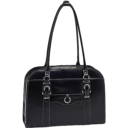 McKleinUSA 14 Leather Ladies Laptop Briefcase 96525 - Office Depot