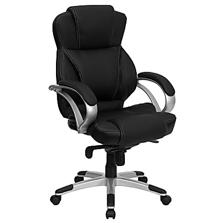Flash Furniture Contemporary LeatherSoft Faux Leather High Back Swivel ...