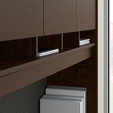Bush Business Furniture Series C Components Hutch 60 W Mocha Cherry ...