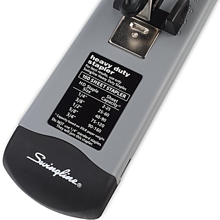 Swingline Heavy Duty Stapler GrayBlack - Office Depot