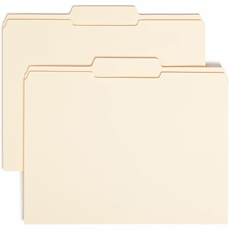 Smead File Folders Letter Size 13 Cut Center Tab Cut Manila Box Of 100 ...