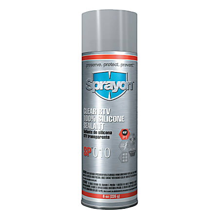 Sprayon RTV Silicone Sealant Aerosol Spray 8 Oz Case Of 12 Cans ...