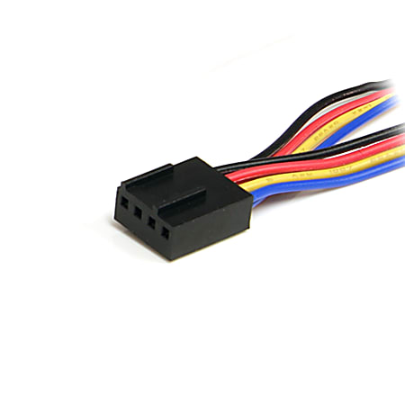 StarTech.com 12in 4 Pin PWM Fan Extension Power Y Cable FM - Office Depot