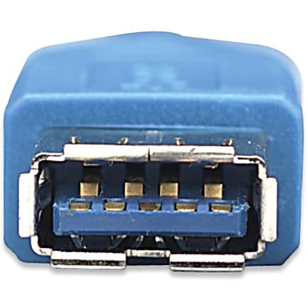 Manhattan USB 3.0 Extension Cable 6.56 Blue - Office Depot