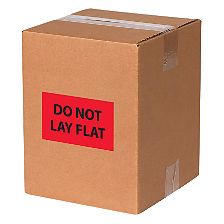 Tape Logic® Preprinted Shipping Labels, DL1088, Do Not Lay Flat ...
