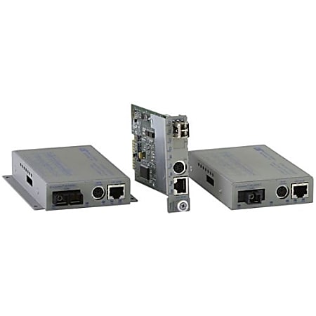 Omnitron Systems iConverter 10100M2 UTP to Fiber Media Converter 1 x RJ ...