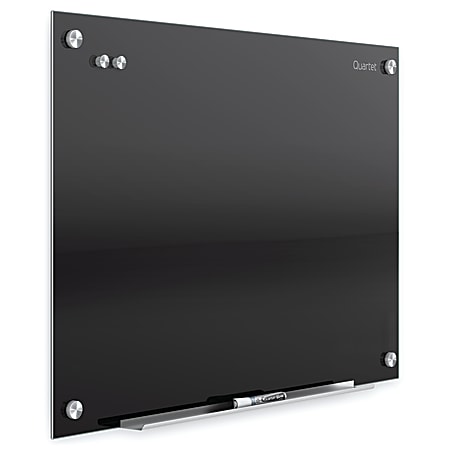 Quartet Infinity Tempered Glass Unframed Non Magnetic Dry Erase ...