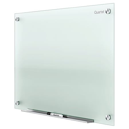 Quartet Infinity Tempered Glass Unframed Non Magnetic Dry Erase ...