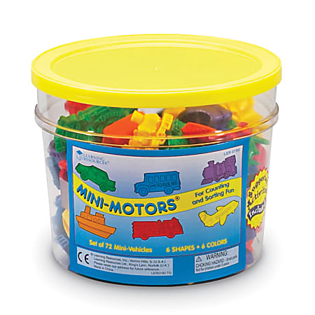 Learning Resources Mini Motors Counters Ages 3 12 Assorted Colors Pack ...