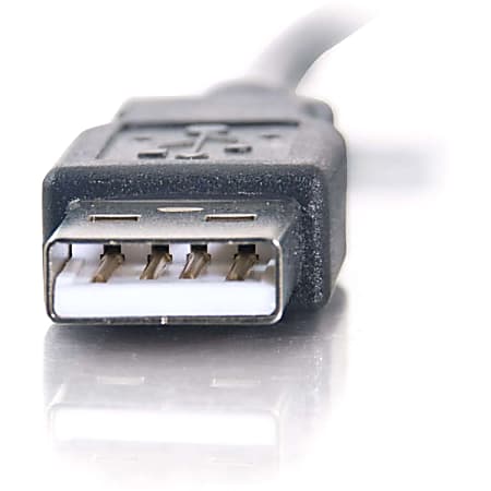 C2G 11in 4 Port USB Splitter 3 USB A Ports and 1 USB Mini B Plug USB 2. ...