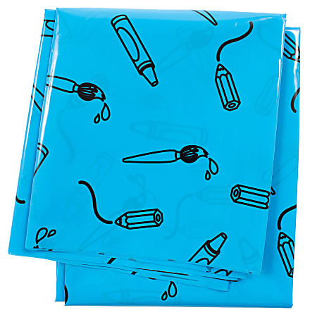 Ready 2 Learn Messy Mats Blue Pack Of 3 Mats - Office Depot