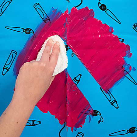 Ready 2 Learn Messy Mats Blue Pack Of 3 Mats - Office Depot