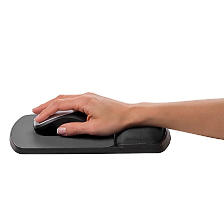 Fellowes Gel Wrist RestMouse Pad Graphite - Office Depot
