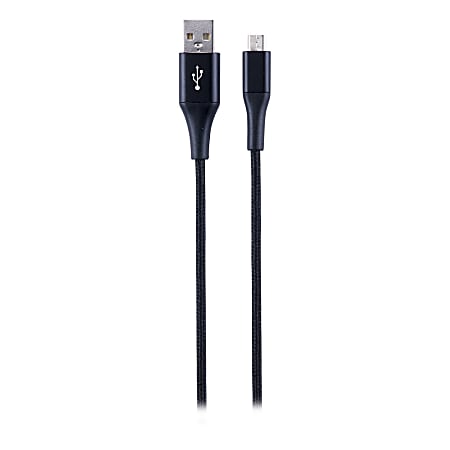 Ativa USB Type A To Micro USB Cable 3 Black 45849 - Office Depot